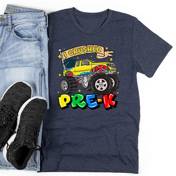 Cute I Crushed Pre-K Tshirts for Kids with Video Game Design – Gifts ...