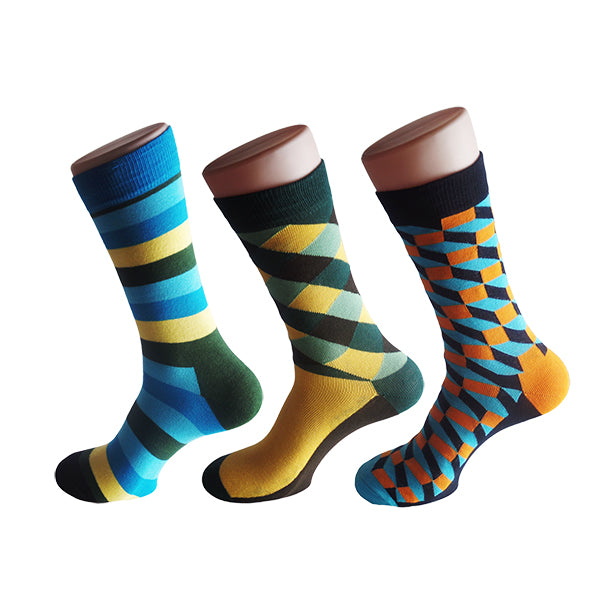 Gifts Are Blue Mens Serious Tie and Whimsical Colorful Socks Gift Sets ...
