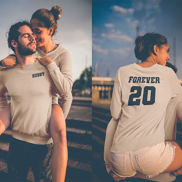 Cute Couple Matching Shirts, Customized With Any Text on Front & Back ...